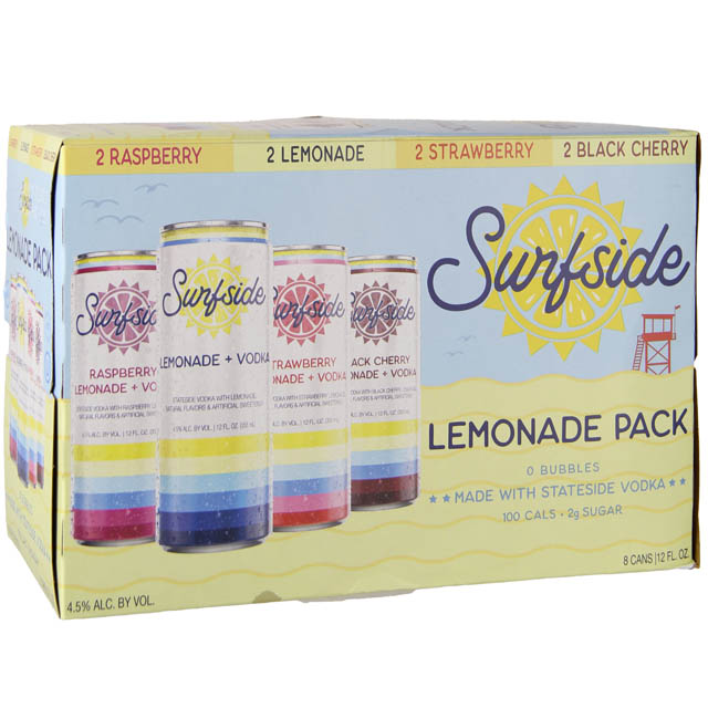 Surfside Lemonade Variety Pack 8pk Cans 355mL – Wine & Liquor Mart